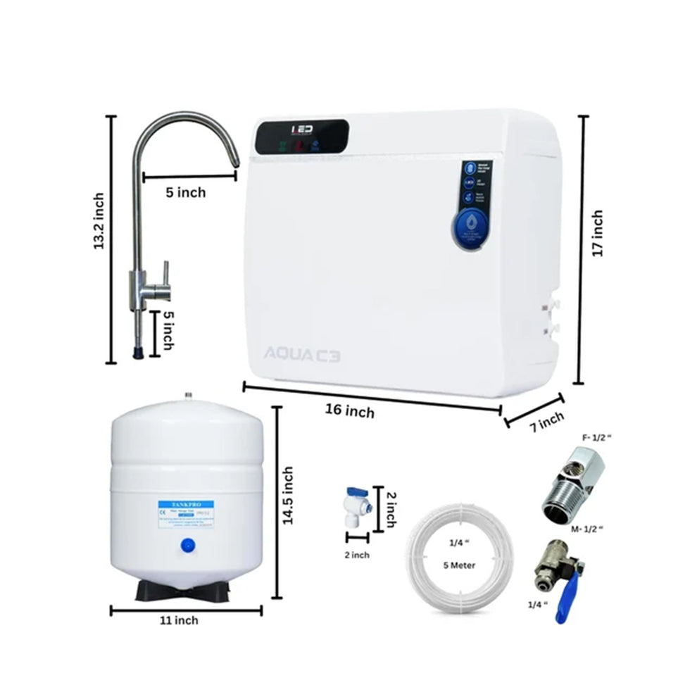 Buy Aqua C3 Under Sink Water Purifier Online India – AquaProduct.in