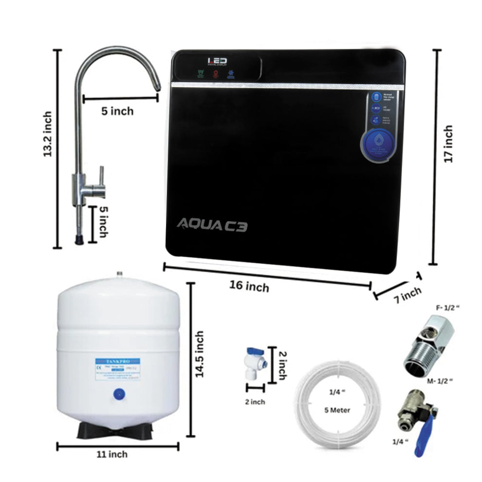 Buy Aqua C3 Under Sink Water Purifier Online India – AquaProduct.in
